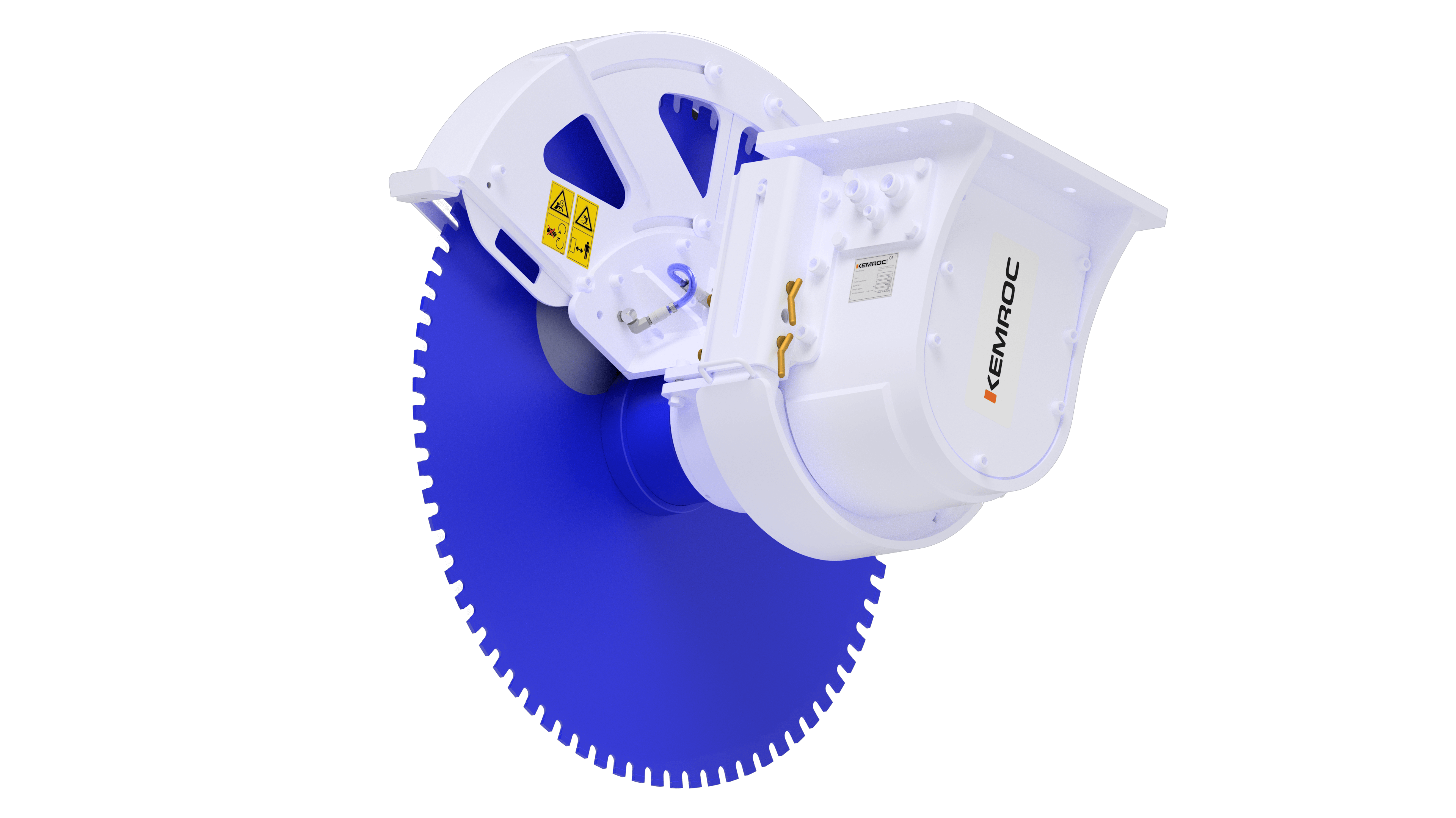 KDS Diamond Saw - KEMROC - Cutter Attachments for Excavators