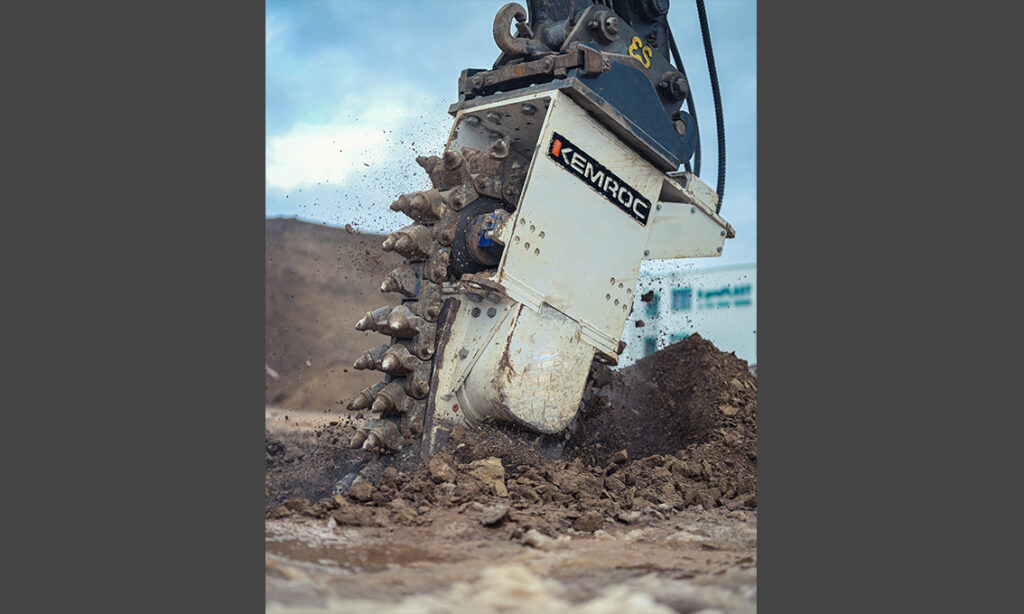 EK 100 Chain Cutter for Medium Excavators (18–30 t) | KEMROC