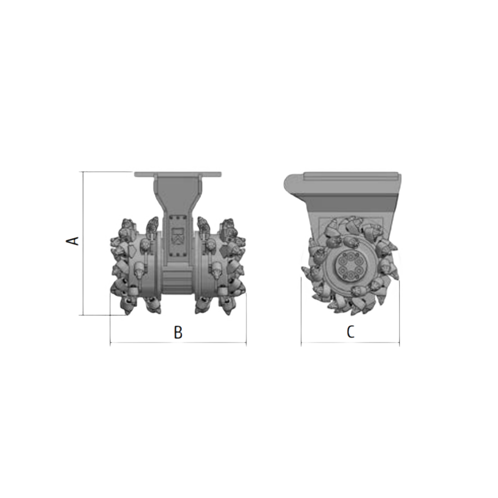 KRD range - KEMROC - Cutter Attachments for Excavators