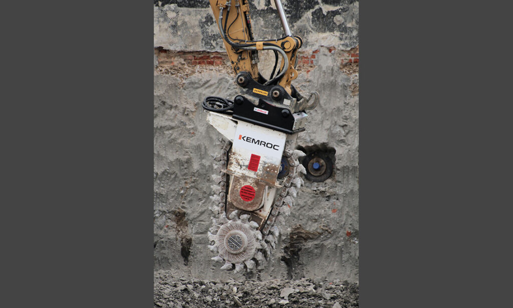 EK 100 Chain Cutter for Medium Excavators (18–30 t) | KEMROC
