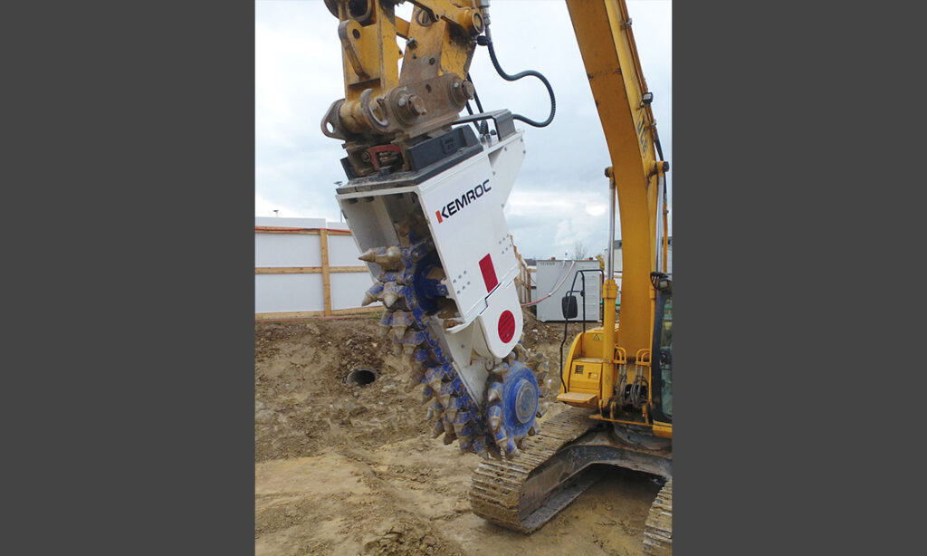 EK 100 Chain Cutter for Medium Excavators (18–30 t) | KEMROC