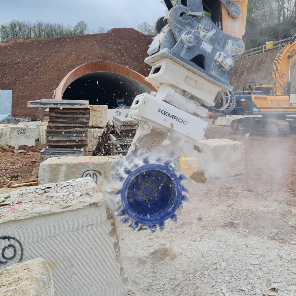 Cutter Heads for Excavators | Precision Profiling | KEMROC